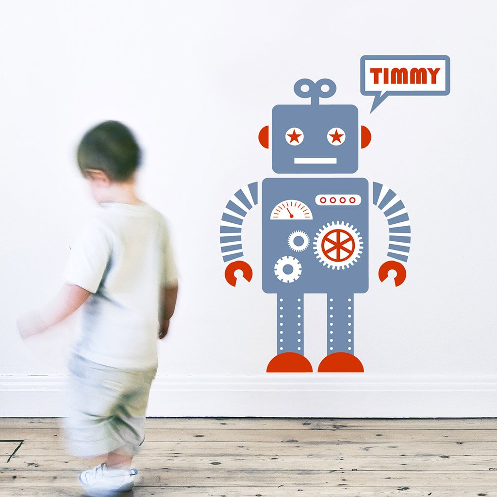Robot Wall Decals Machines & Robots Walldecal Collection